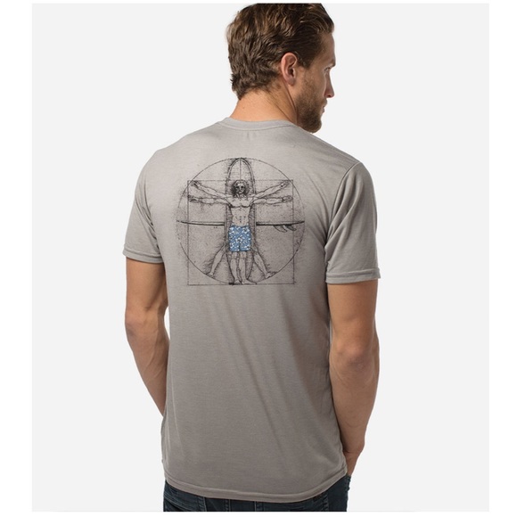 Cariloha | Shirts | Cariloha Bamboo Comfort Crew Tee Da Vinci Surfer ...